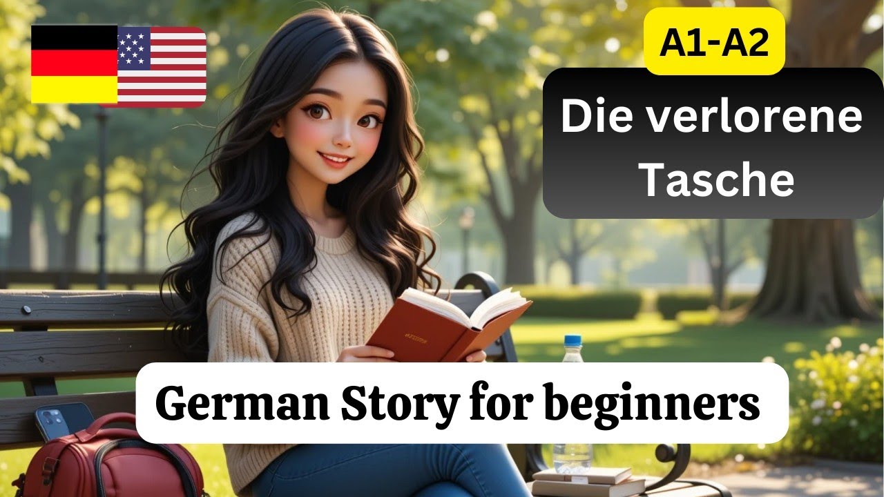 Learn German with Easy Story - Die Verlorene Tasche 🚀 German Stories ...