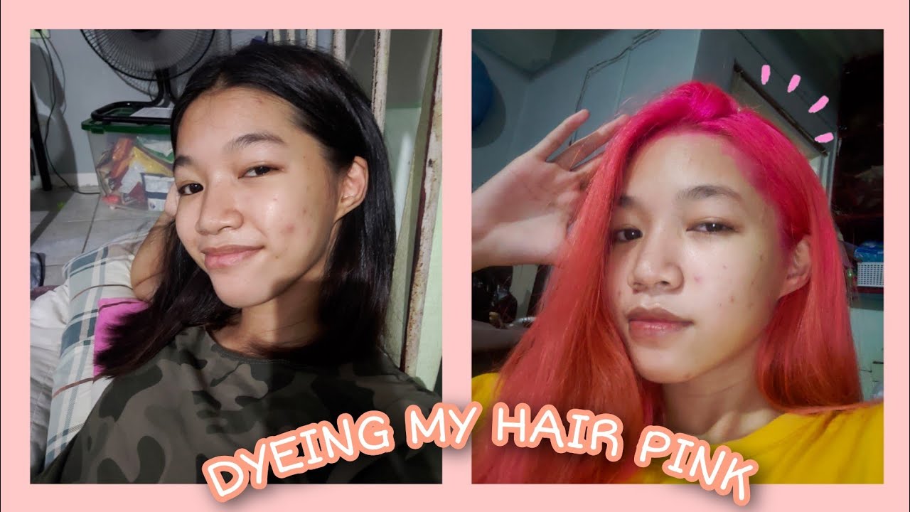 I DYED MY HAIR PINK | BORED IN A HOUSE | SAMARA REYES - YouTube