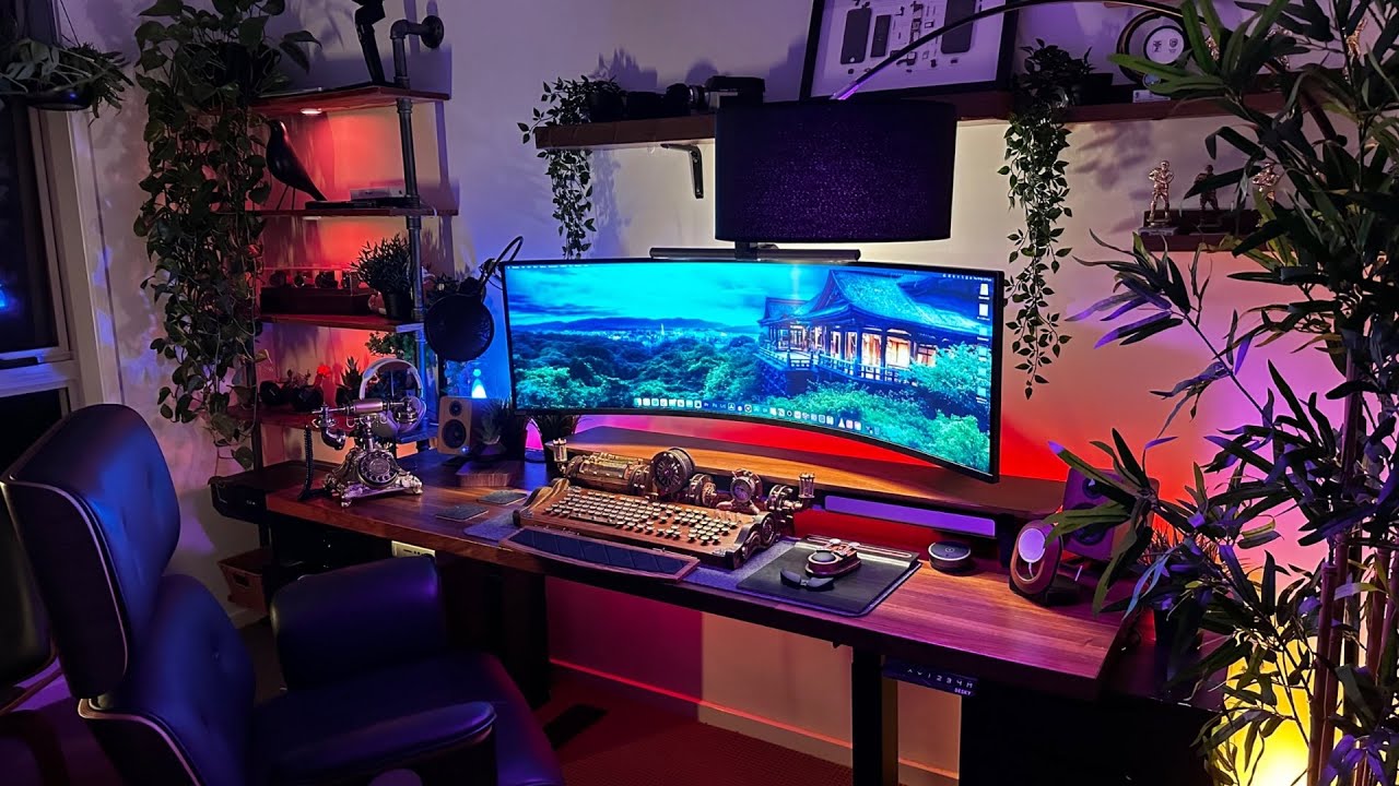 My PRODUCTIVITY Desk Setup Tour 2023 (UPDATED) - YouTube