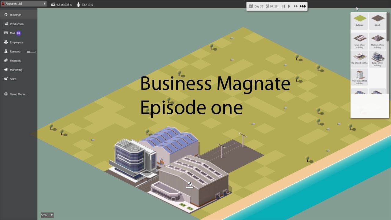 Business Magnate Let's Play Episode 1: I Have Planes! - YouTube