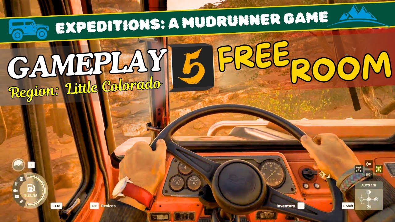 Expeditions A MudRunner Game / Gameplay#5: Little Colorado (Free Roam ...