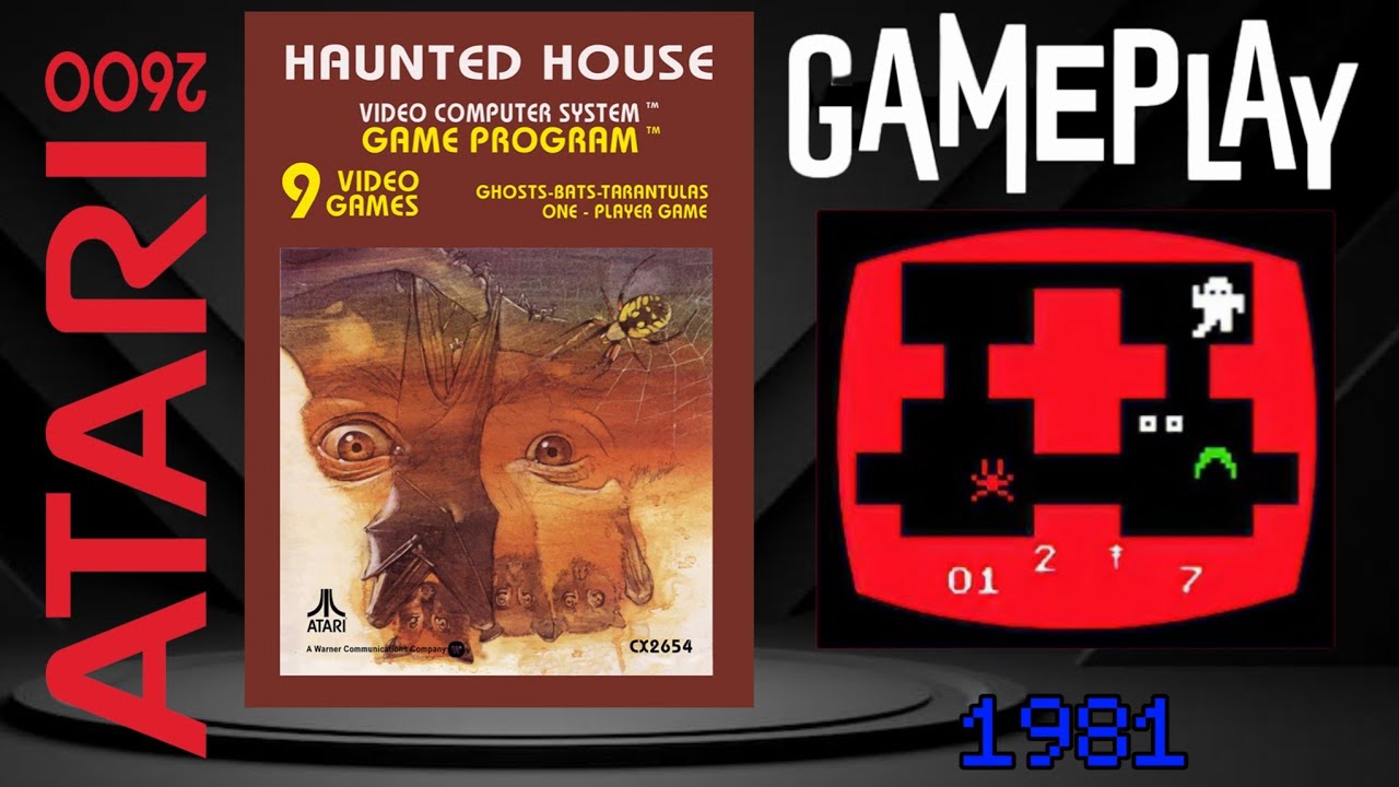 HAUNTED HOUSE - Atari 2600 Gameplay - YouTube
