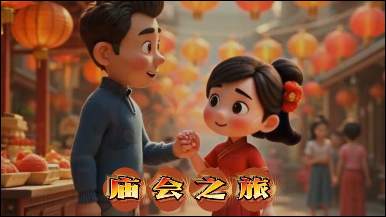 EP30《庙会之旅》|中国传统文化|新年 春节故事|睡前故事|儿童绘本|亲子共读|讲故事|学中文|Bedtime story for ...