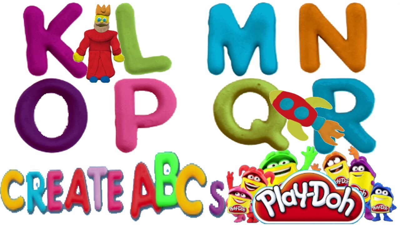 How to Tracing Letters K to R - PLAY-DOH Create ABCs - YouTube
