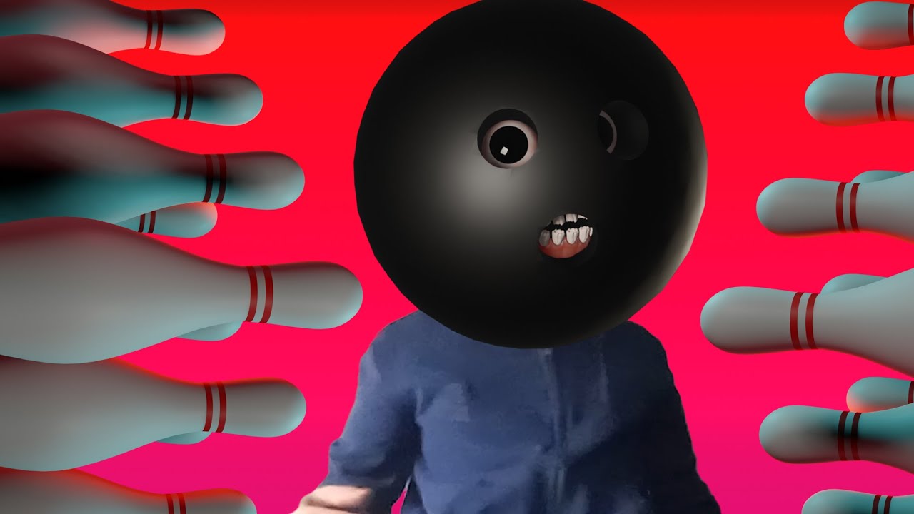 the bowling alley screen when you get a gutter ball - YouTube