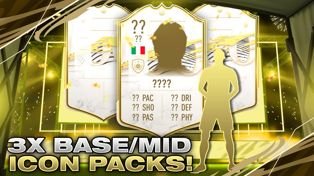 ANOTHER W! OPENING 3 BASE OR MID ICON PACKS! - FIFA 21 ULTIMATE TEAM ...