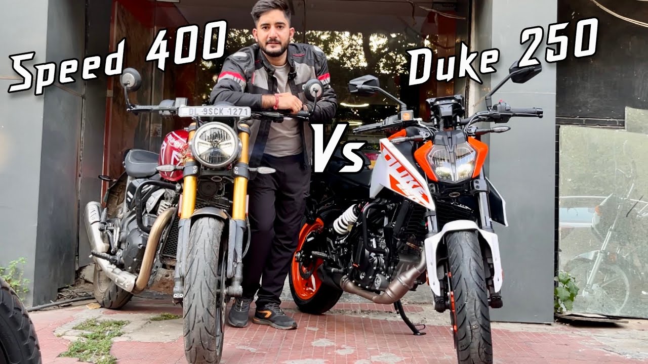 2024 KTM Duke 250 Vs Triumph Speed 400 : Detailed Comparison | Power🔥Or ...