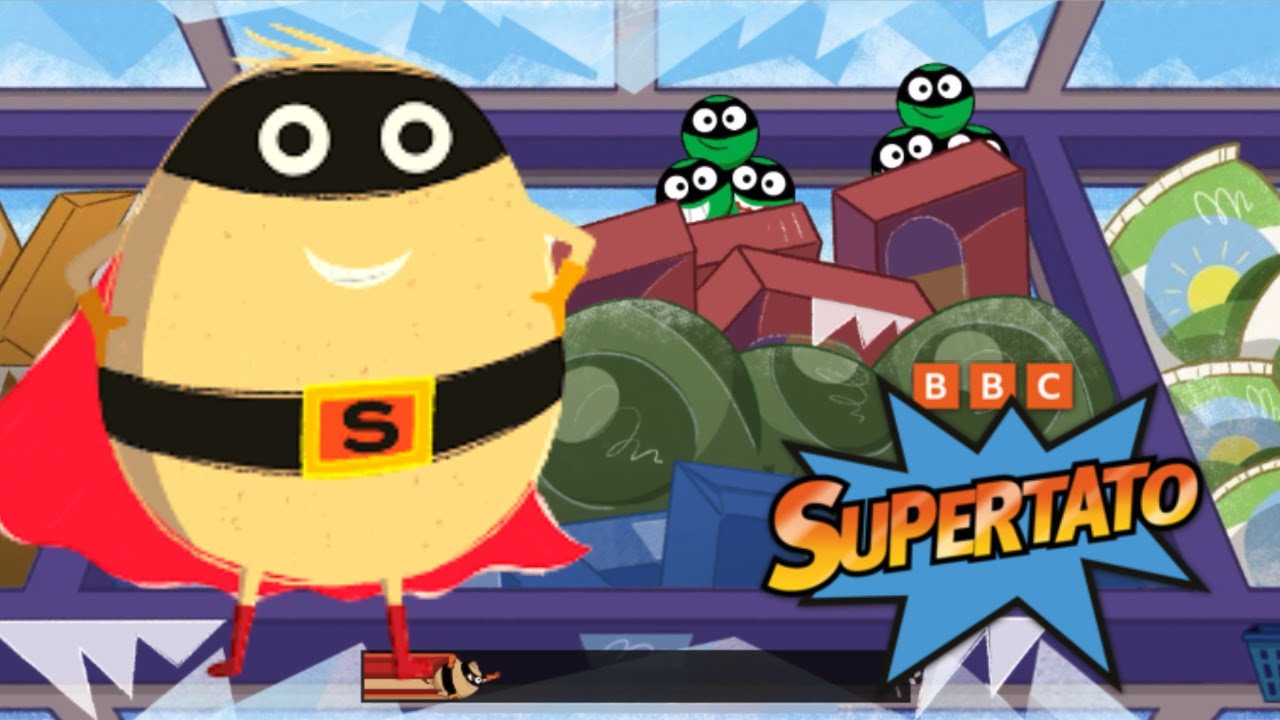 Playing Playtime Island. Supertato supermarket showdown - YouTube
