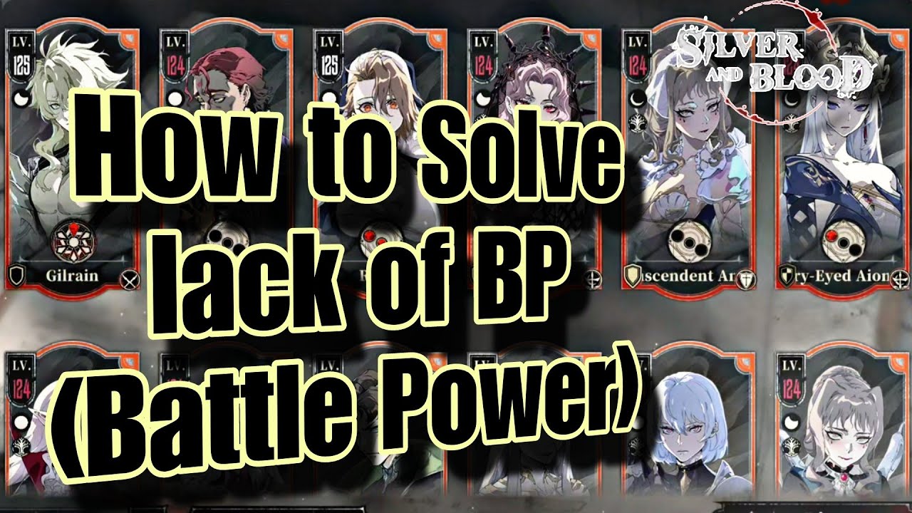 Ultimate guide: Solve Vassal's BP Crisis - Silver and Blood - YouTube