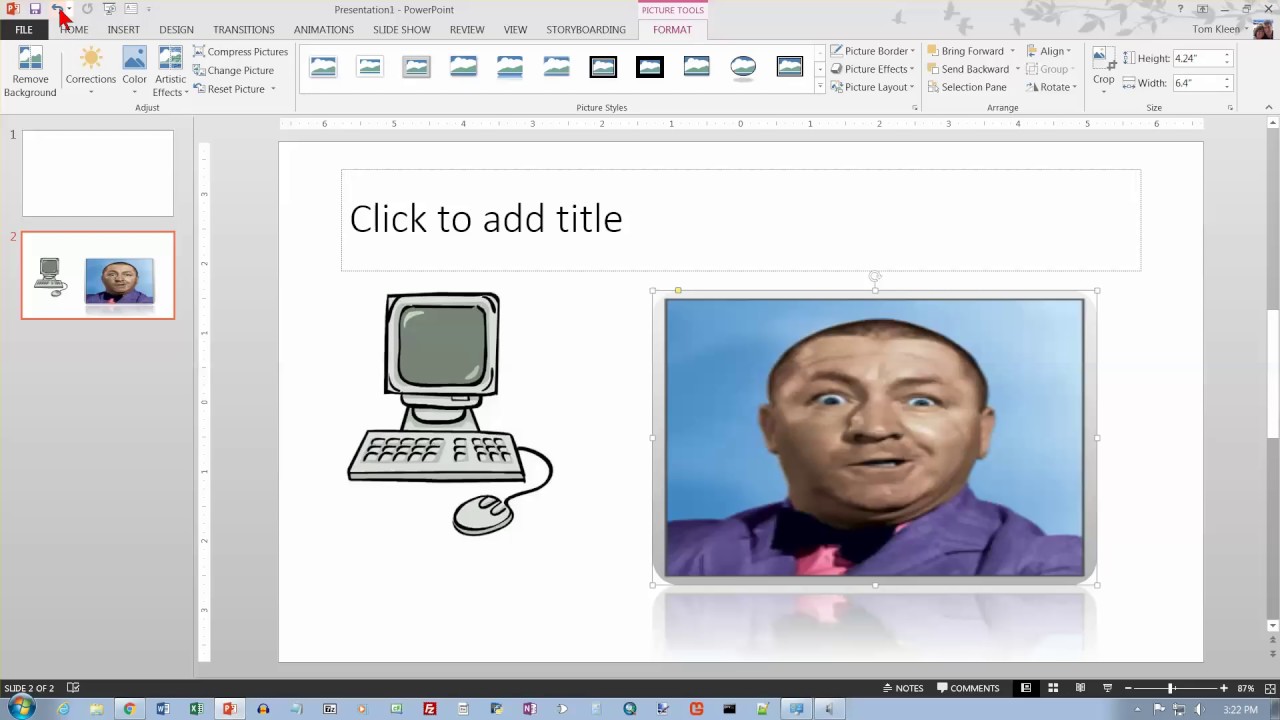 PowerPoint 2013/2016 Pictures - YouTube