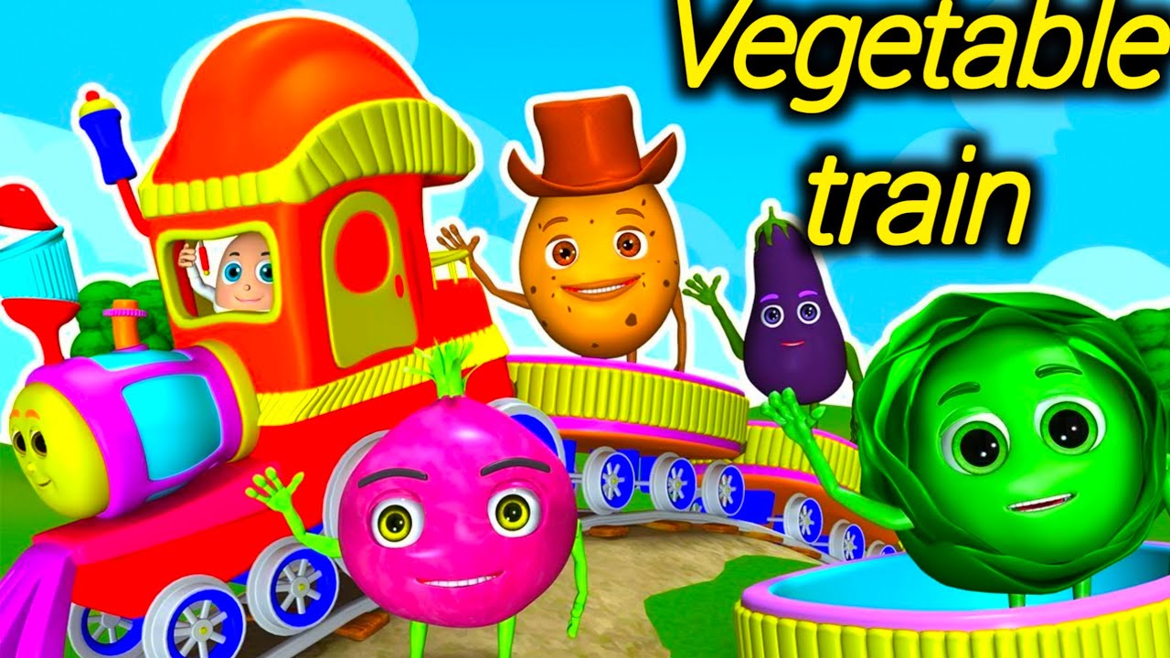 Humpty The Train and Vegetables Song |हम्प्टी ट्रेन सब्जियां|Humpty ...