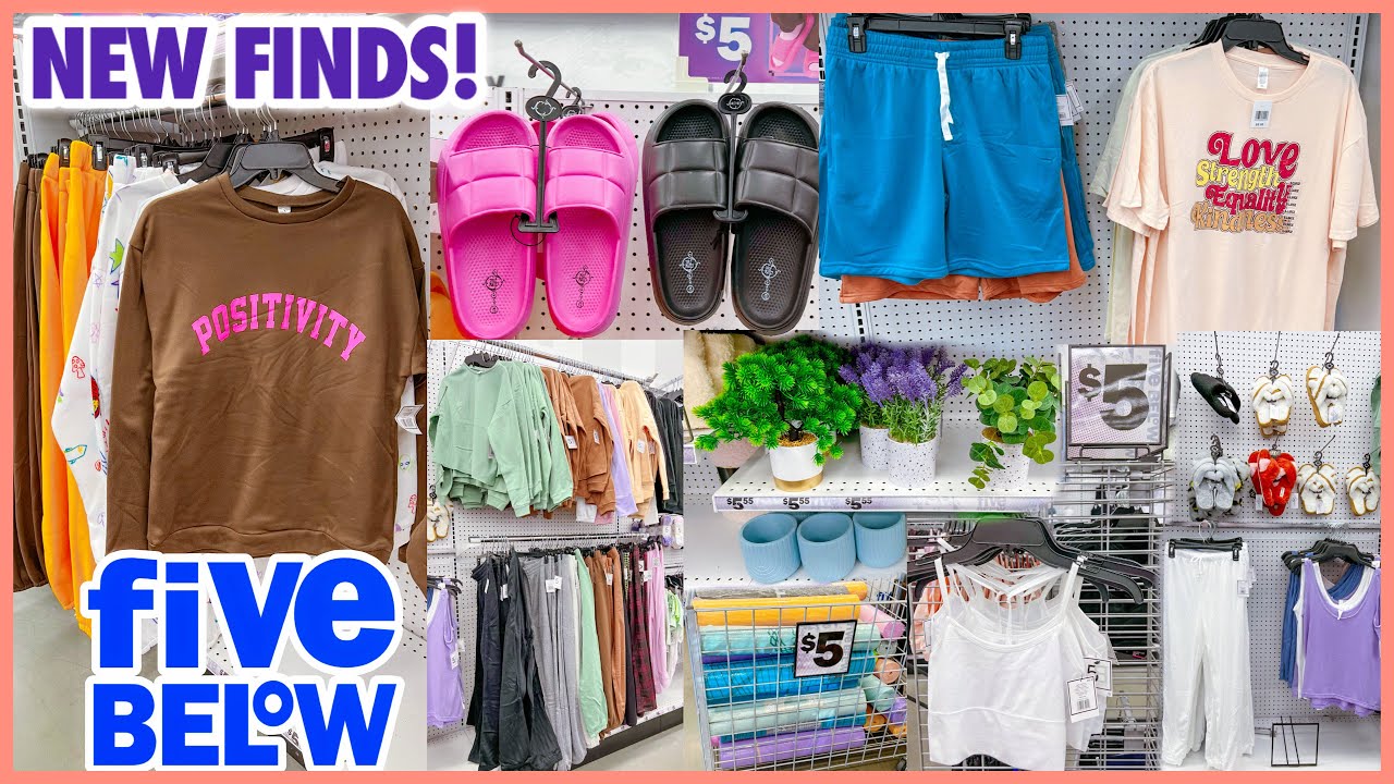 🤩FIVE BELOW *NEW FINDS*‼️CLOTHING BEAUTY FINDS & HOME DECOR | FIVE ...