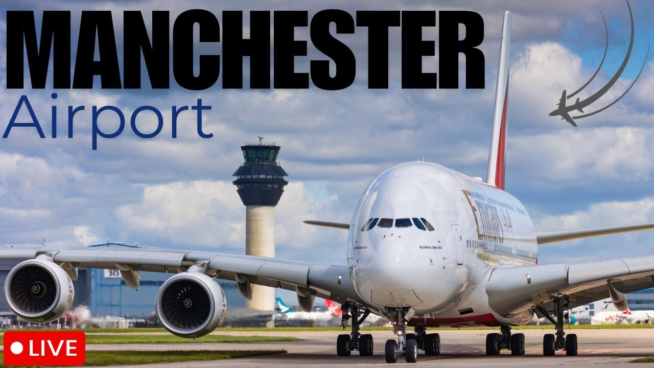 🔴 LIVE Manchester Airport Plane Spotting Featuring JAL 777 Departure🛫 ...