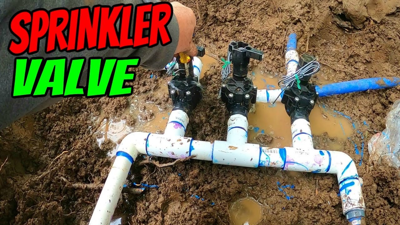 First Lawn Sprinkler Manifold Valve Replacement - YouTube