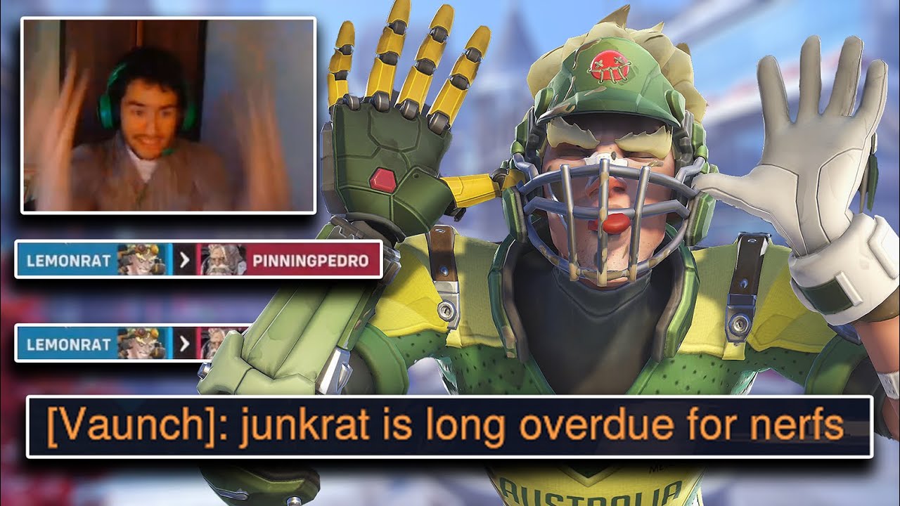 Making This CHAMP Streamer Mildly Angry With My Junkrat... - YouTube