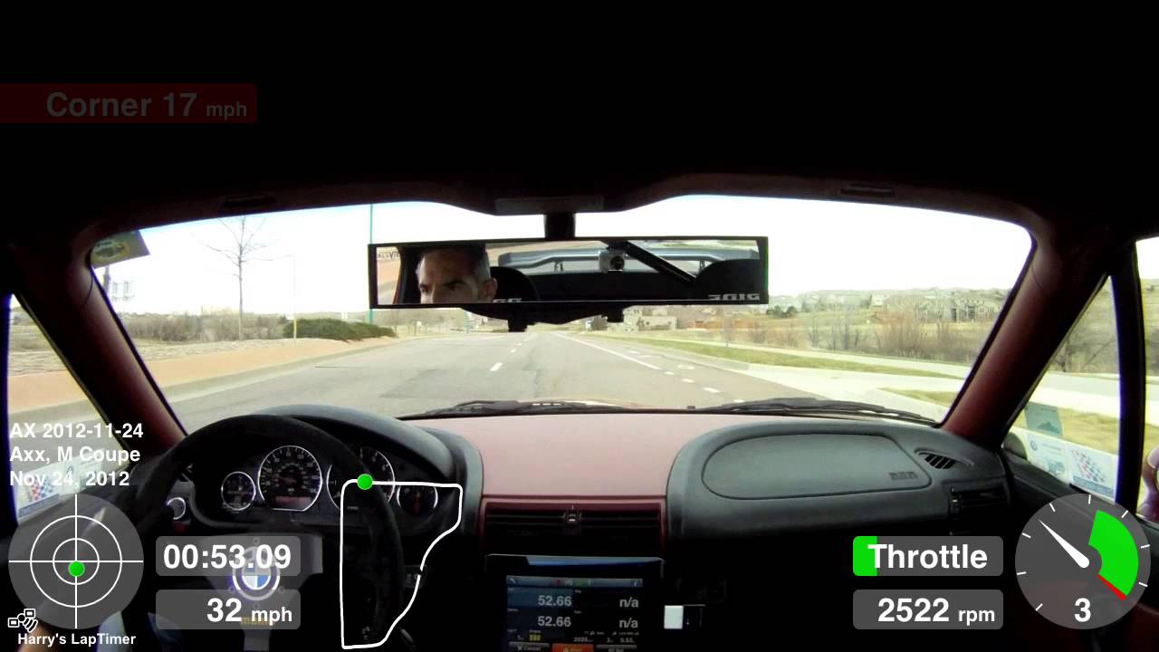 Test of Harry's Lap Timer Pro, iPad Mini, Emprum External GPS, and ...