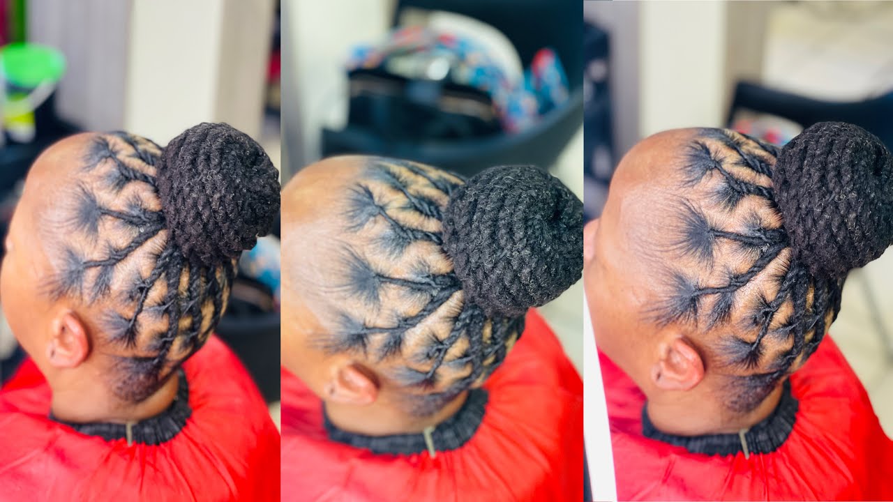The hair twist pondo style - YouTube