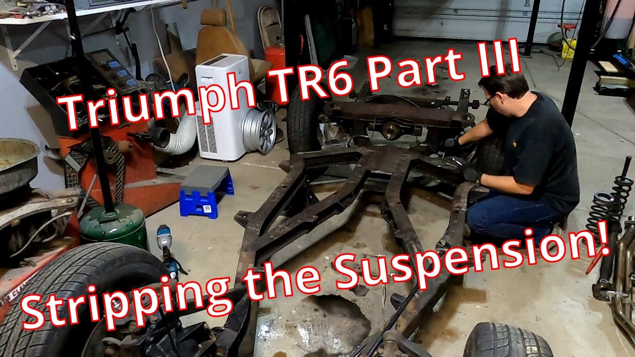Triumph TR6 Chassis Repair Part III: Stripping the Frame - YouTube