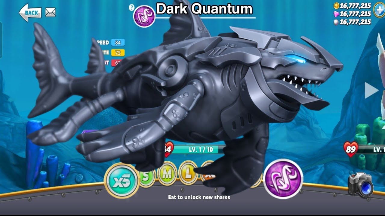 NEW SHARK COMING SOON? DARK QUANTUM SHARK - Hungry Shark World - YouTube