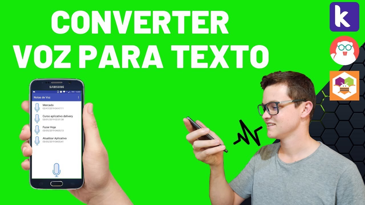 Criar aplicativo de Notas - Speech Recognizer Kodular - YouTube