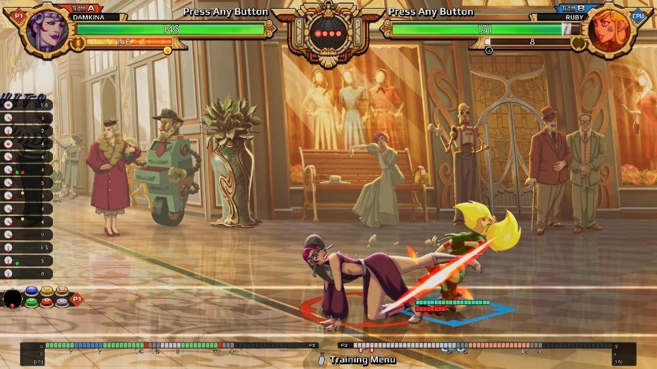 Diesel Legacy Damkina 3 command throws combo on reset - YouTube