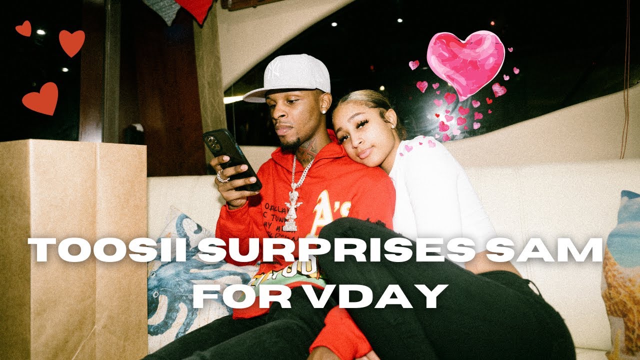 Toosii asks Sam to be his GF on Valentines Day! - YouTube
