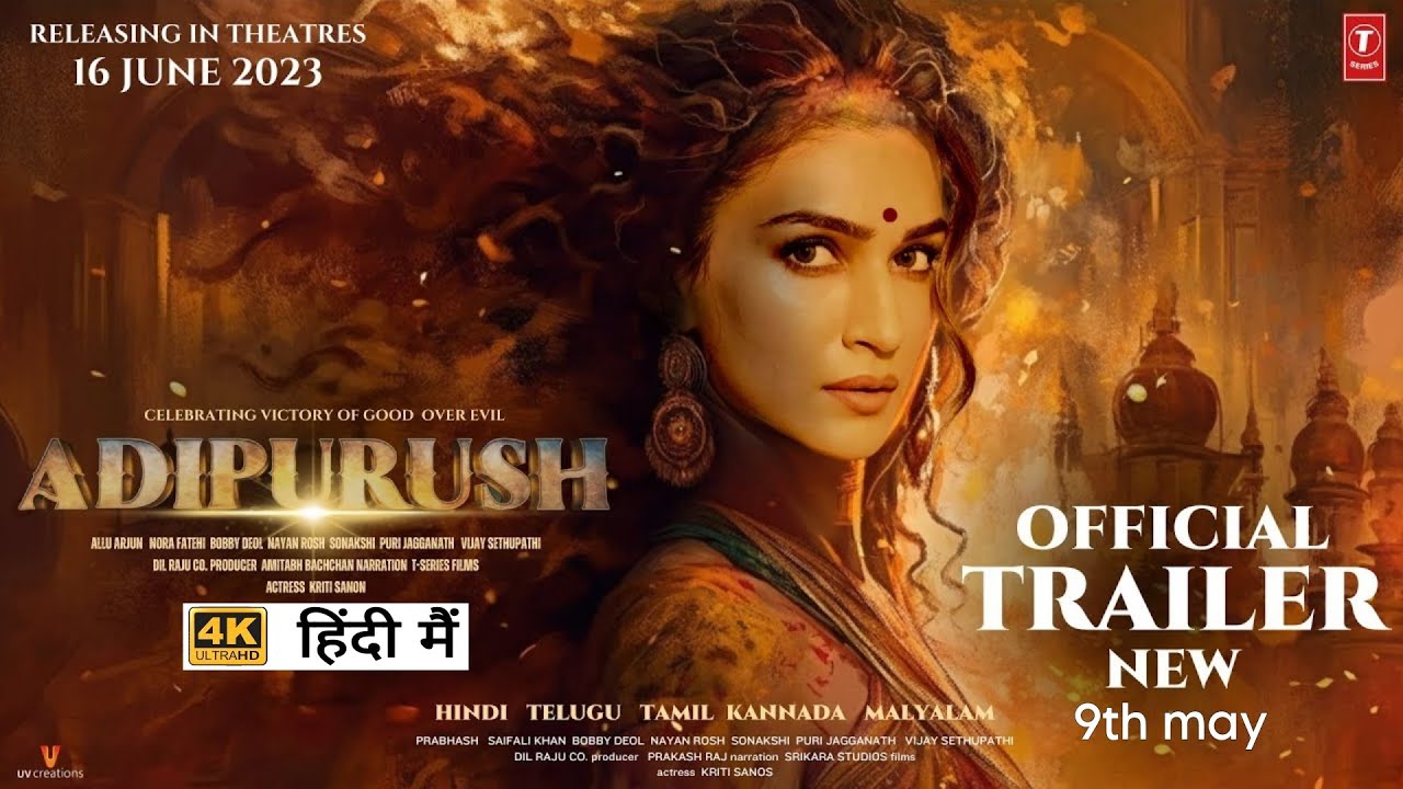 Adipurush - Official Trailer With Release Date | Prabhas | Kriti Sanon ...