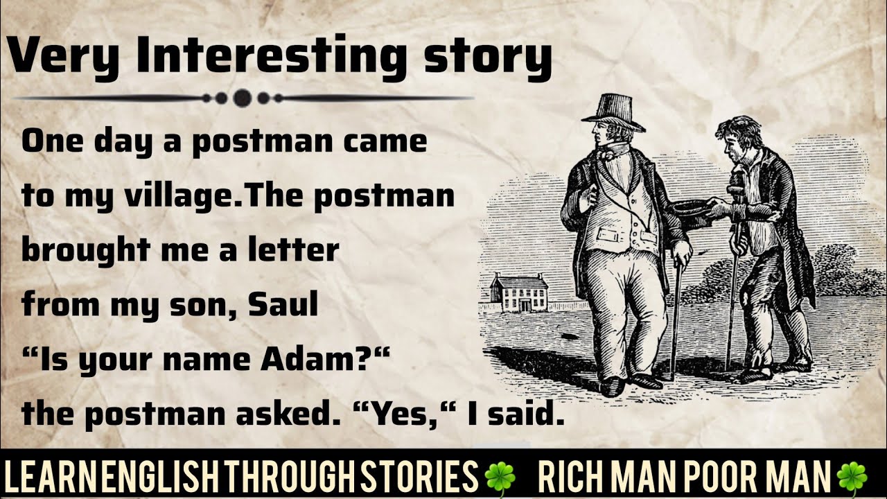 Learn English Through Story 🍀Rich Man Poor Man🍀 - YouTube