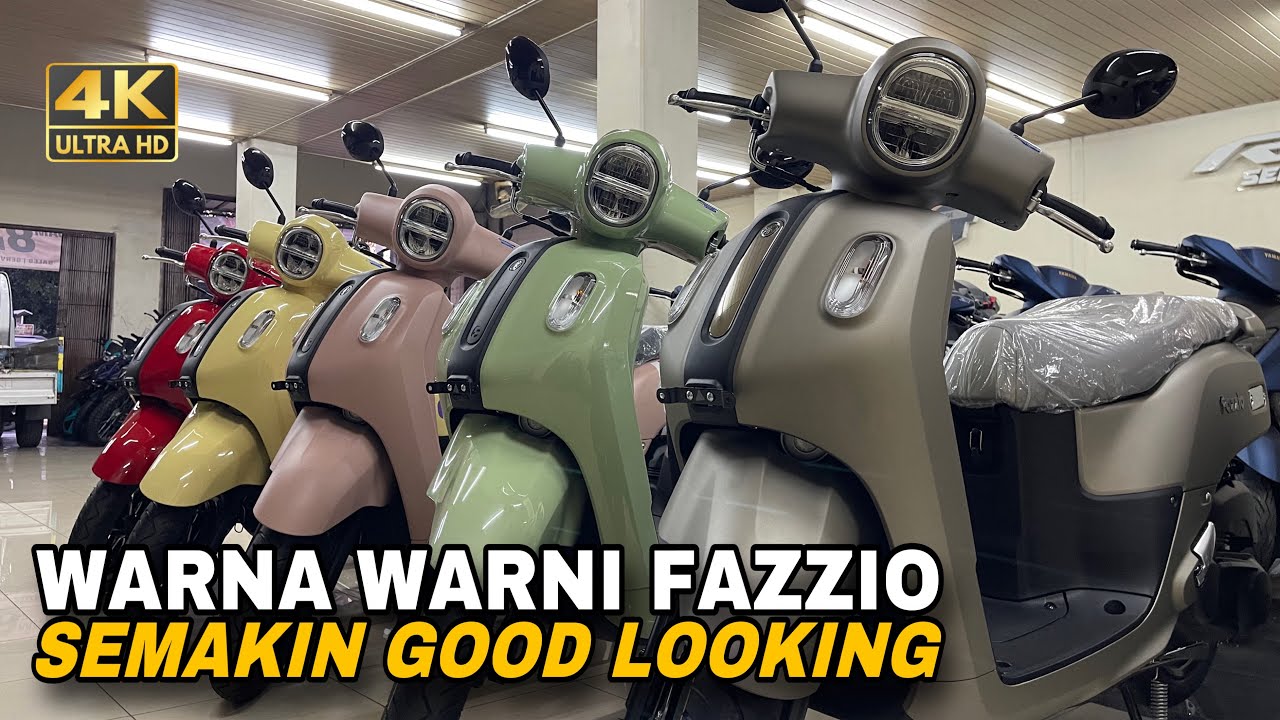 UPDATE WARNA TERBARU YAMAHA FAZZIO 2024 || 4K Video 🌟 - YouTube