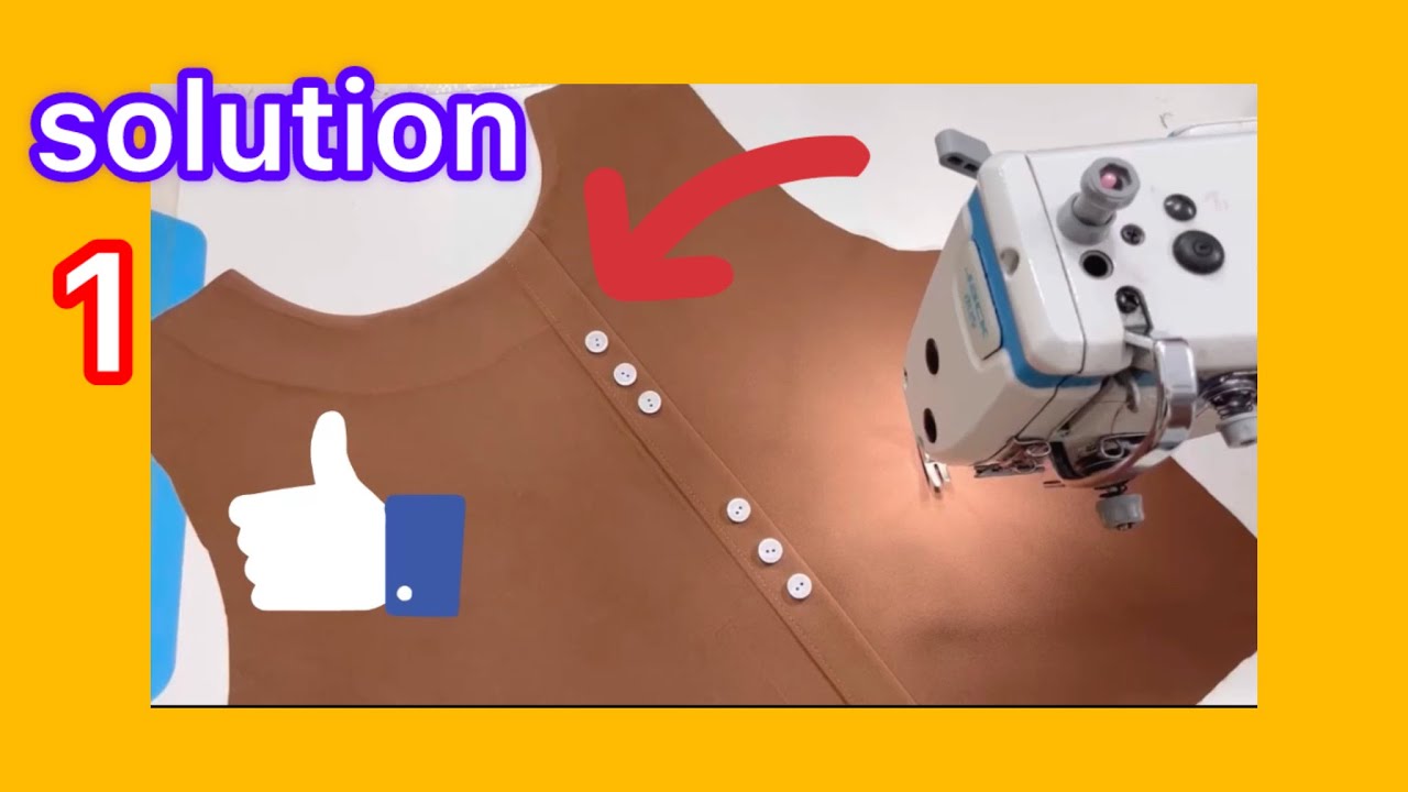 How to sew a modeled round collar Easy and professional sewing hacks ...