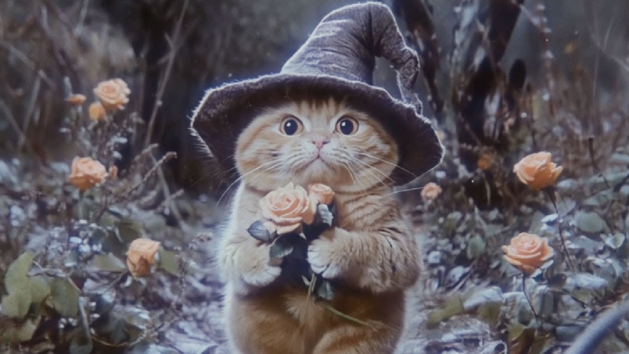 Wizard Cat Full Cute Song - YouTube