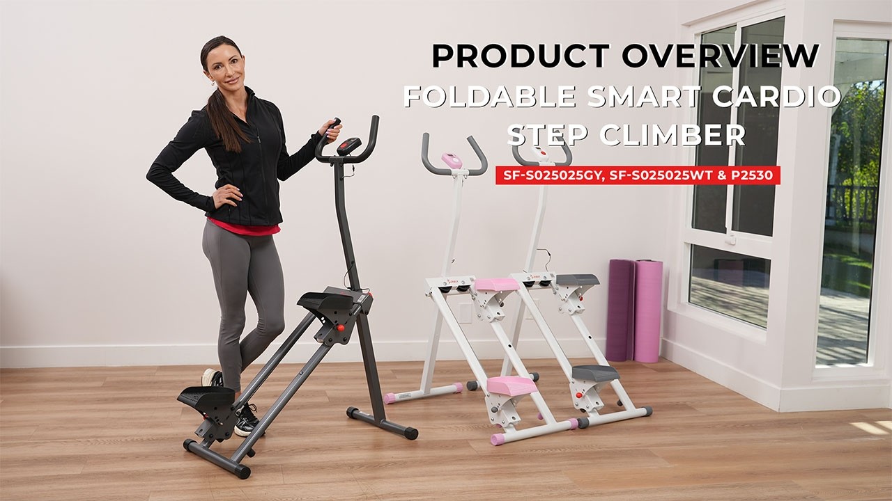 Foldable Smart Cardio Step Climber | How to Use + Features - YouTube