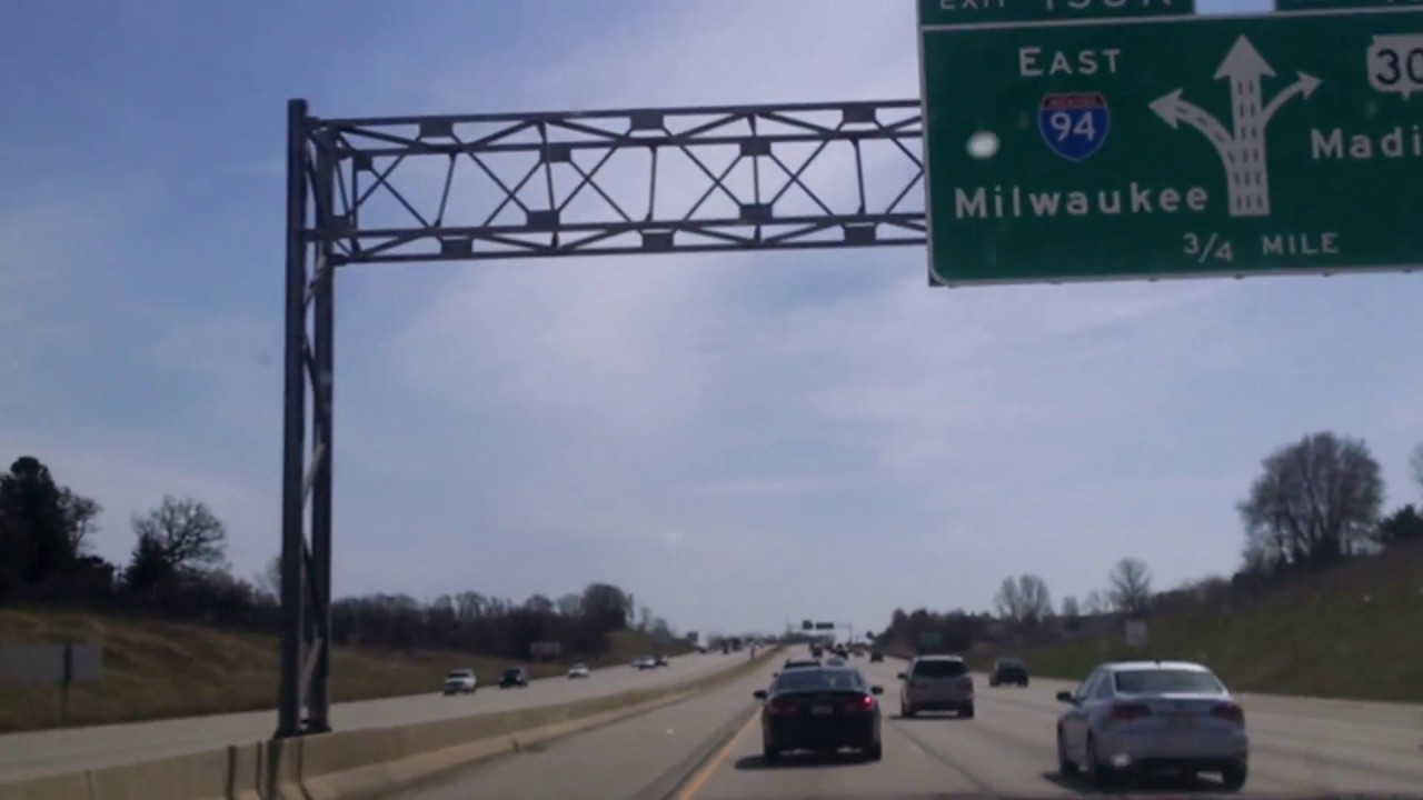 I-90/94 split wisconsin - YouTube
