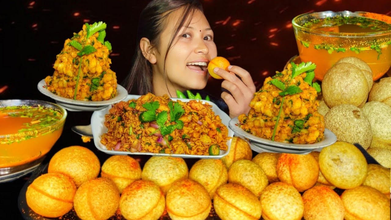"Spicy Gilo Chatpatey & Panipuri " 🌶️🌶️😭 indulging in a amilo flavours ...