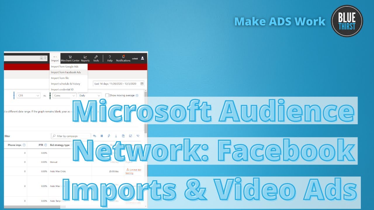 Microsoft Audience Network: Facebook Imports & Video Ads - YouTube