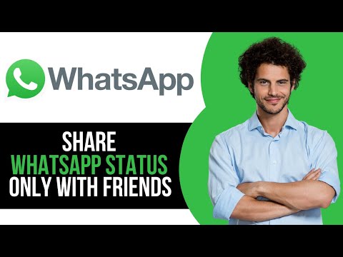 How to Share WhatsApp Status Only With Friends on PC & Laptop