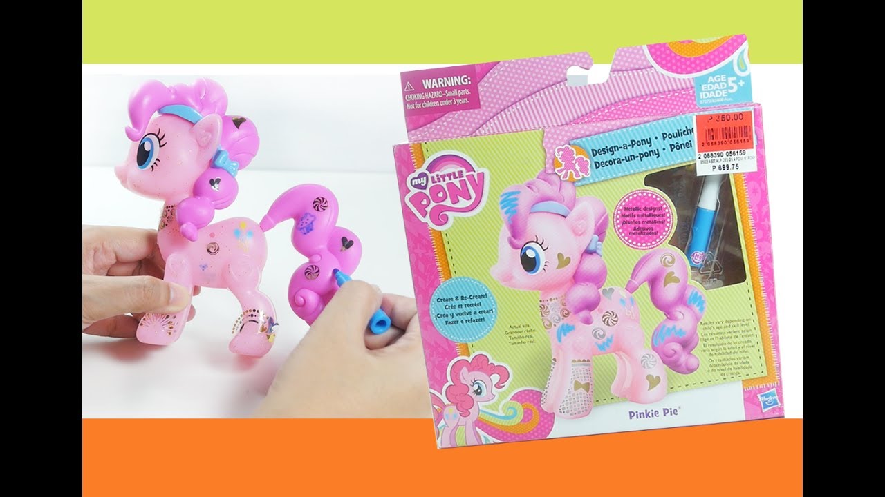 MLP design a pony My little pony decorate pinkie pie - YouTube