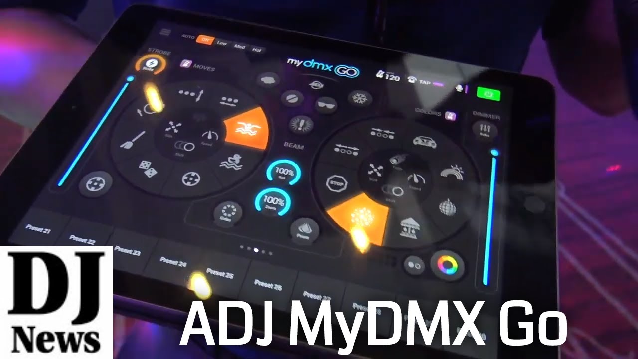 ADJ MyDMX Go Wireless Lighting Control System For DMX LED Pars and ...