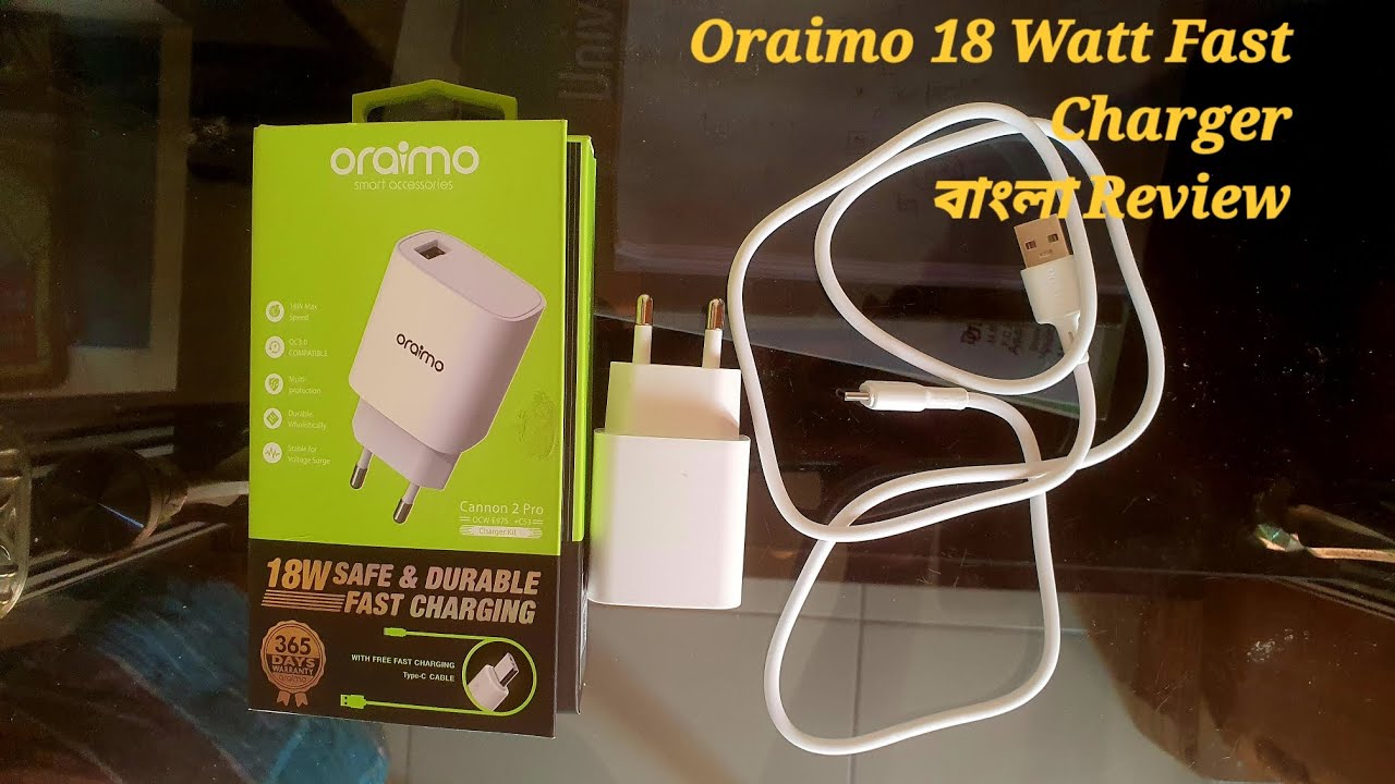Fast Charger Review ORAIMO 18W - YouTube