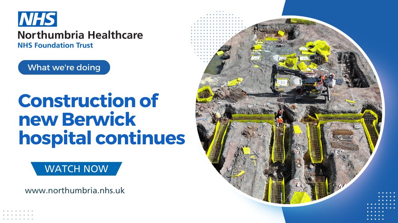 Construction of new Berwick hospital continues - YouTube