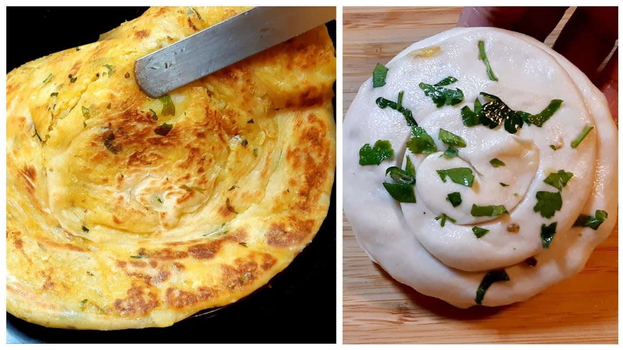 Aloo ka Lachedar Paratha | NewTrick Aloo-Paneer Stuffed Lachha Parotha ...