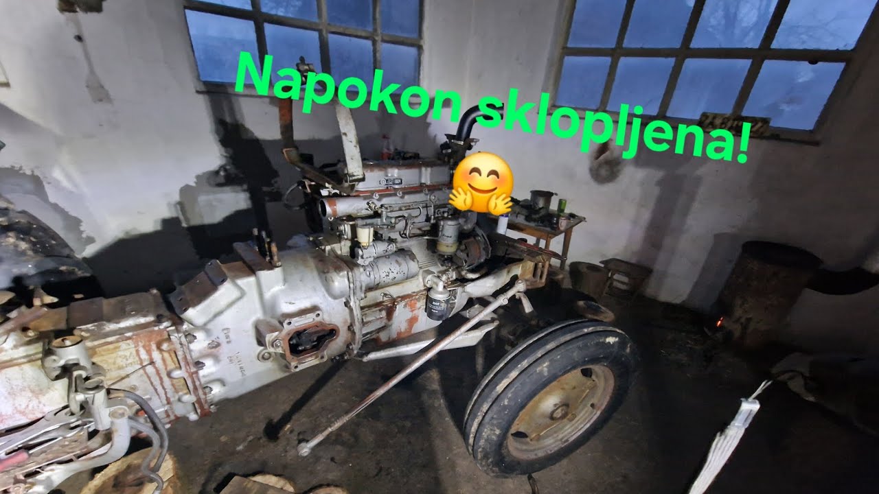 Vraćen motor na Rakovici ( Naša mala radionica ) - YouTube