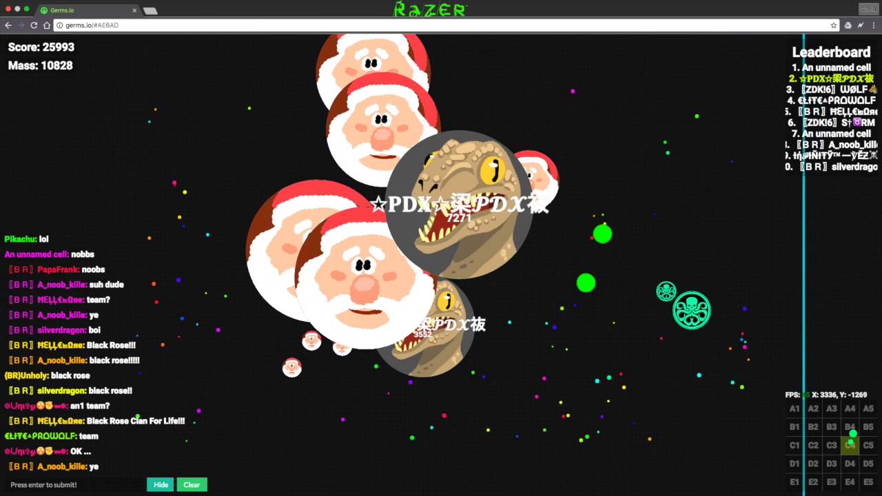 Germ.io Gameplay #4 W/DiegoMatiellaYT|Linesplit?!???! - YouTube