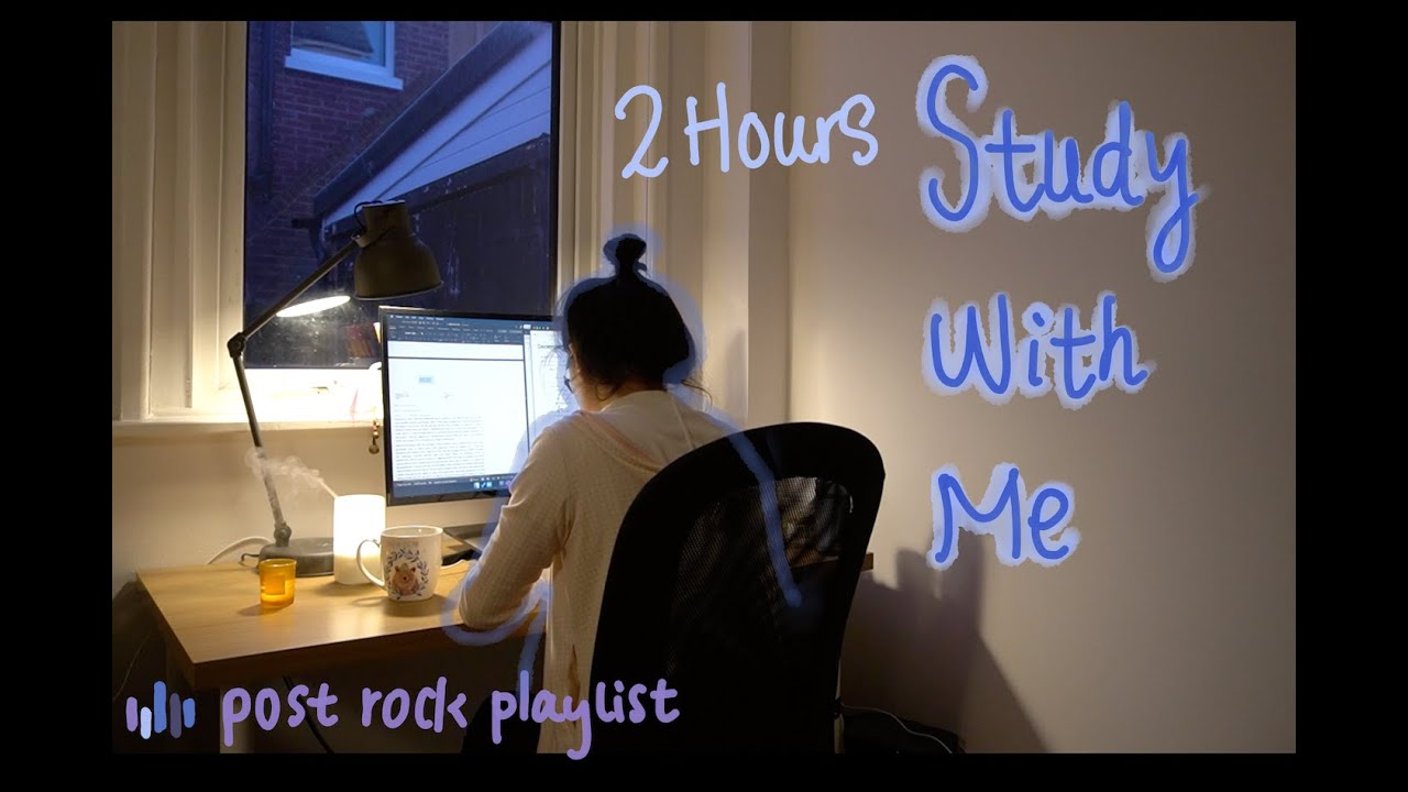 Study With Me [Post-Rock Music With Background Noise] 50/10 Pomodoro ...