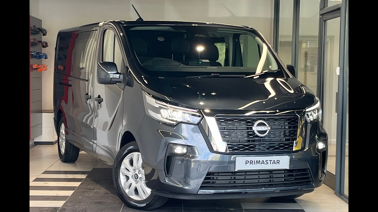 Nissan Primastar Tekna L2 Crew Van Comet Grey - YouTube