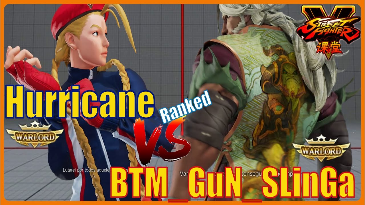 SFV CE Hurricane (Cammy) VS BTM_GuN_SLinga (Zeku) SF5 スト5 ハリケーン (キャミー ...