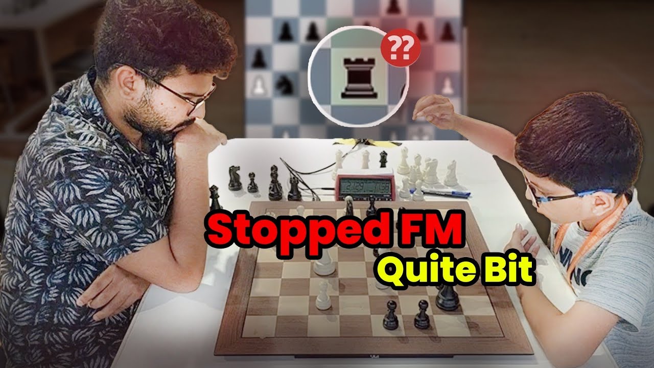 A Small Kids Stopped FM Quite a Bit | SVIS 1st Open FIDE Rating Rapid ...