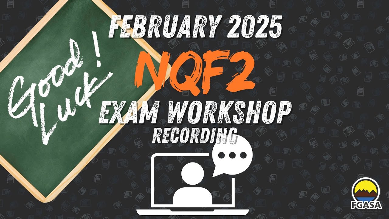FGASA Exam Workshop: February 2025 - YouTube