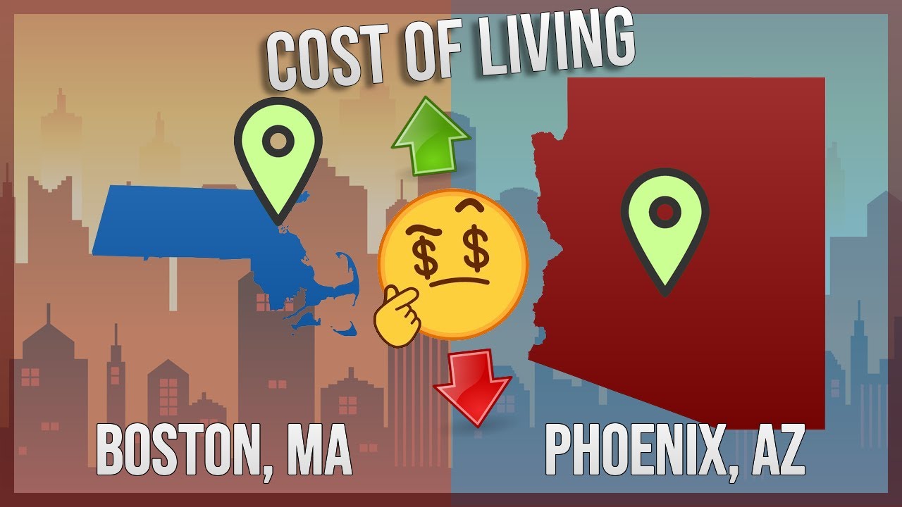 Boston, MA vs Phoenix, AZ Cost of Living/Travel Price 2025 Comparison ...