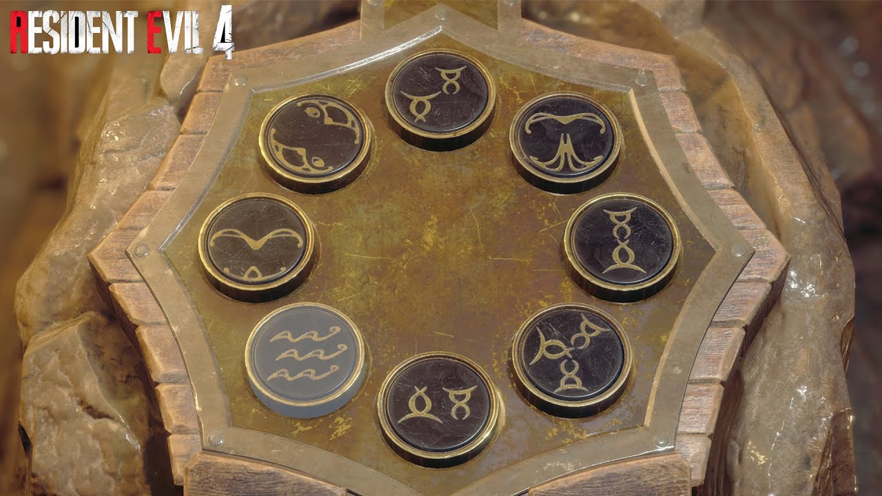 Solve Symbol Puzzle In - RE4 Remake - YouTube
